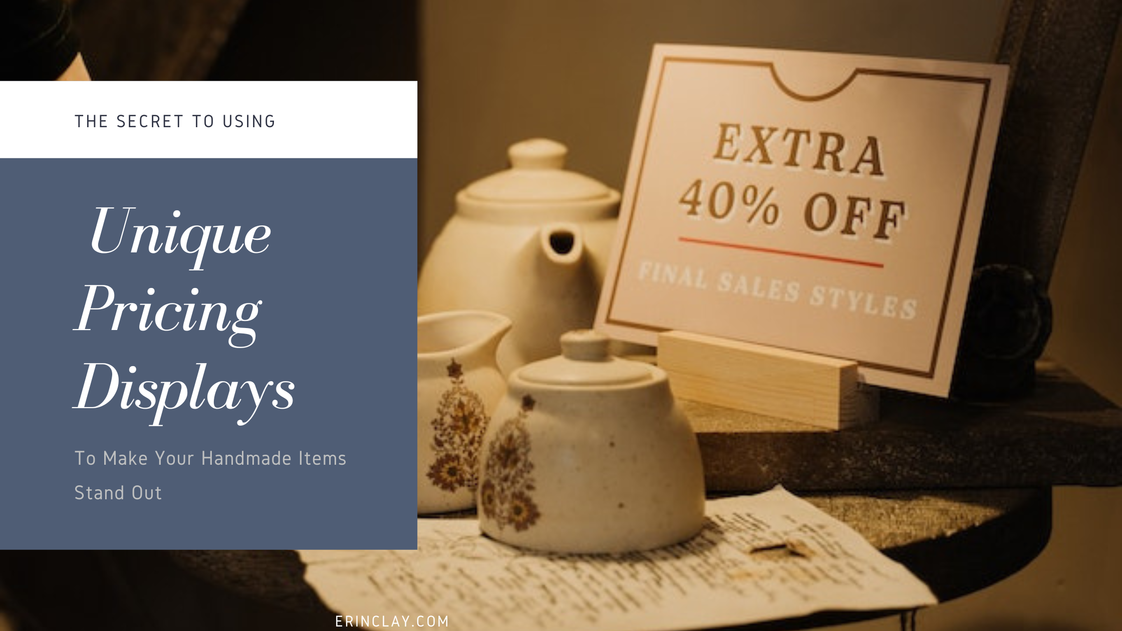 The Secret To Using Unique Pricing Displays To Make Your Handmade Items ...